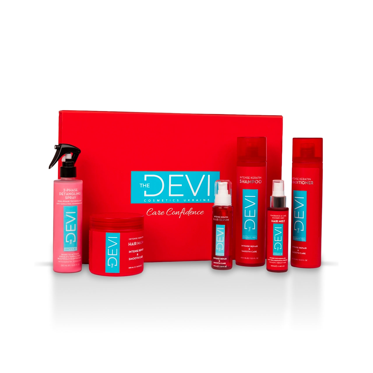 DEVI Hair Wellness Set - Red Box Edition – Devi Cosmetics.